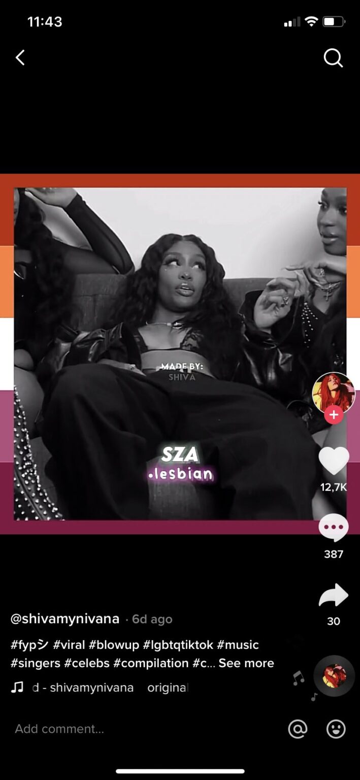 R&B Superstar SZA Comes Out As A LESBIAN . . . Currently Dating R&B ...