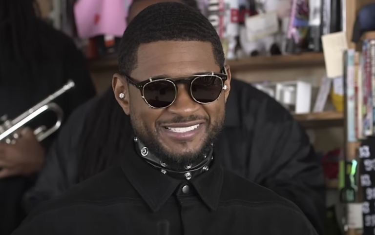 Chris Brown Shows Off His ‘Dad Bod’ At Usher-Chris Concert!