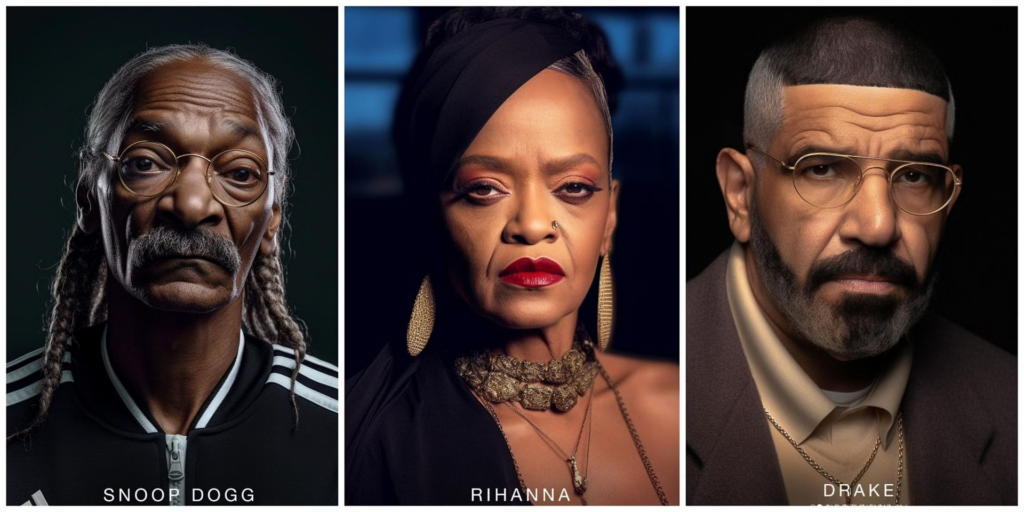 AI Creates Images Of Rappers When They GET OLD: Drake, Kendrick Lamar ...