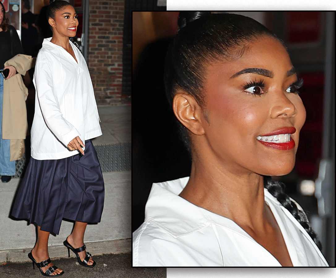 Gabrielle Union's NEW FACE ... Possible Nosejob & Facelift!! (PICS)