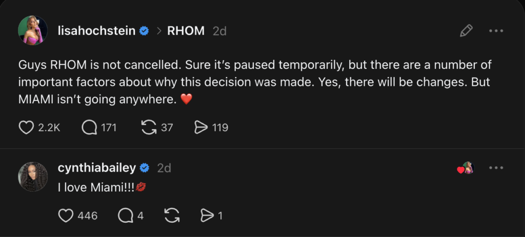 Lisa Hochstein Confirms RHOM is Not Cancelled