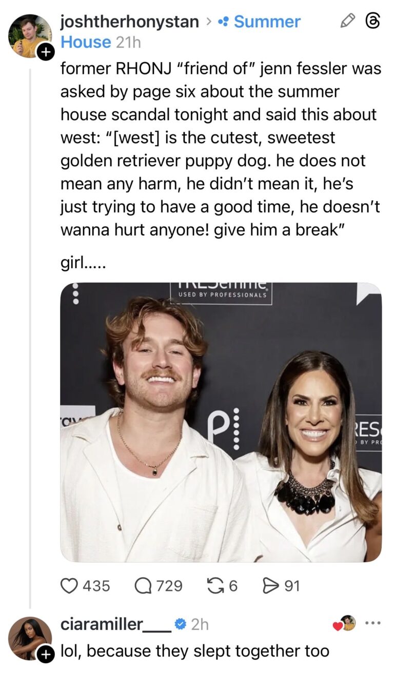 Ciara Miller Accuses Jennifer Fessler of Cheating